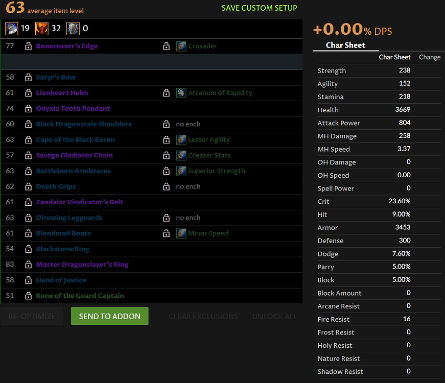 WoW Classic: Set Custom Stat Thresholds - Tutorials - Ask Mr. Robot
